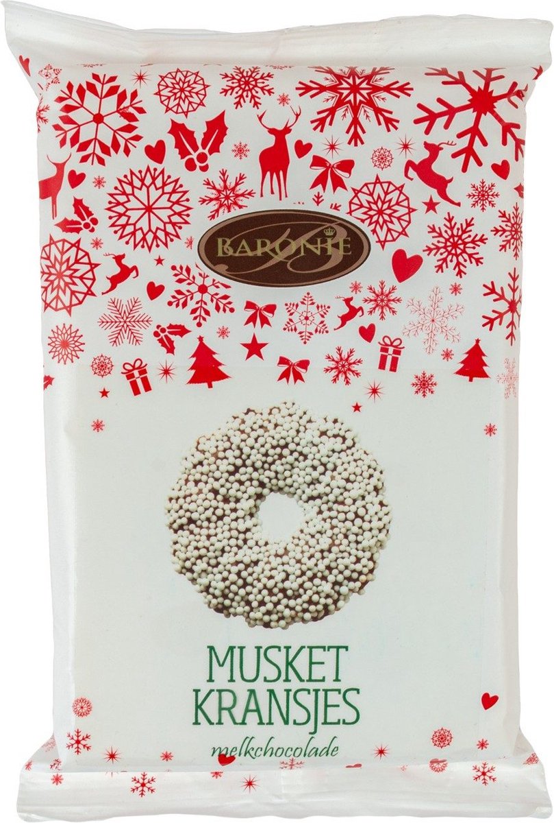 Baronie Chocolade Musketkransjes wit 16 x 150 gram | bol
