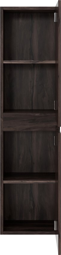 Badplaats Badkamerkast Thermis 40 x 30 x 150 cm - Walnoot Bruin ...