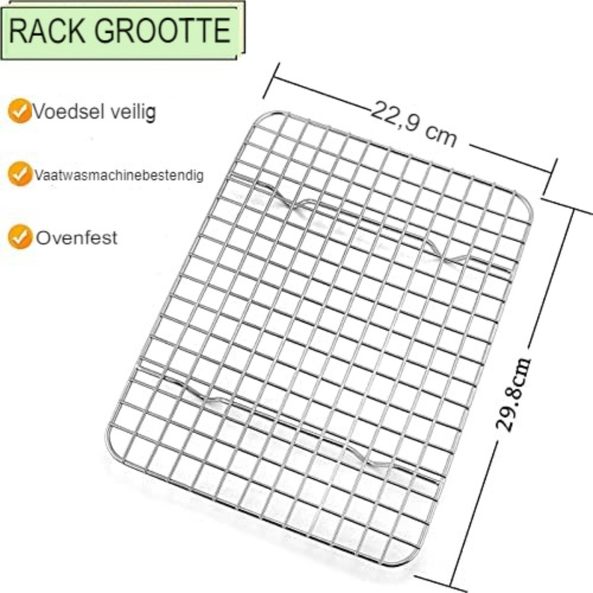 Afkoelrooster - Bakrooster - Ovenrooster | bol