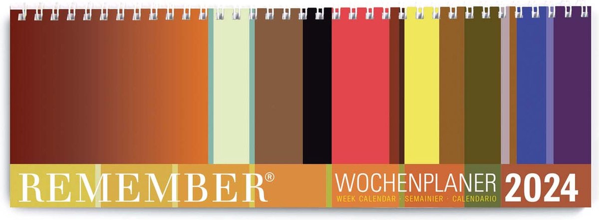 Remember - Weekkalender 2024 - Papier - Multicolor | bol