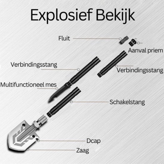 Velox Survival Schep – Multifunctionele Schep Complete Set – Hoge ...