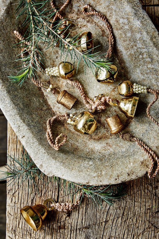 Bel met groen koord | bol