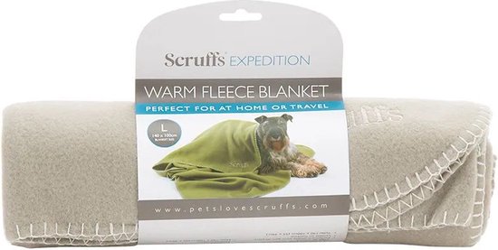 Scruffs Expedition Fleece Pet Blanket – Zachte hondendeken voor in huis ...