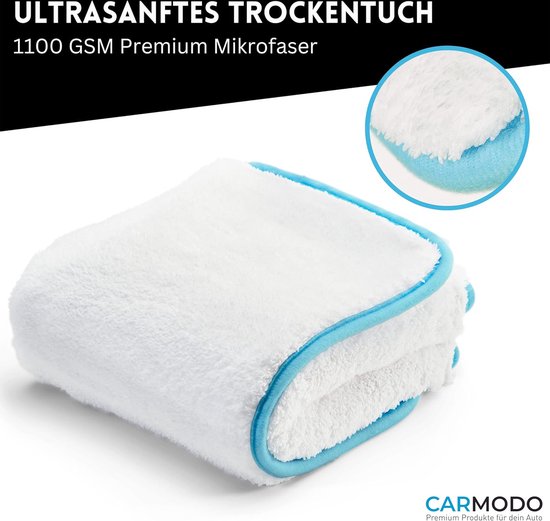 Premium microvezeldoek droogdoek voor de auto, 60 cm x 40 cm ...