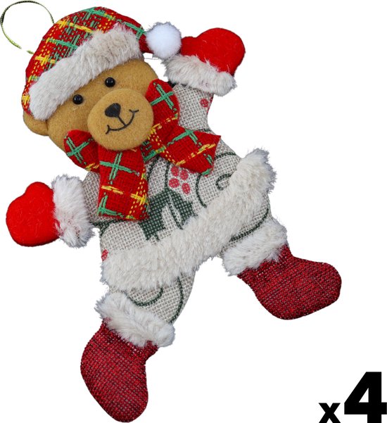 Beer kerstpop - 4 stuks! - kerstpop voor in de kerstboom ...
