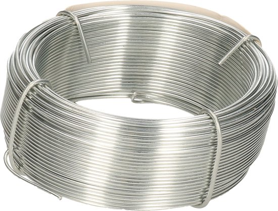 Deltafix IJzerdraad - 2x rol - 1,3 mm x 50 m - verzinkt staal ...