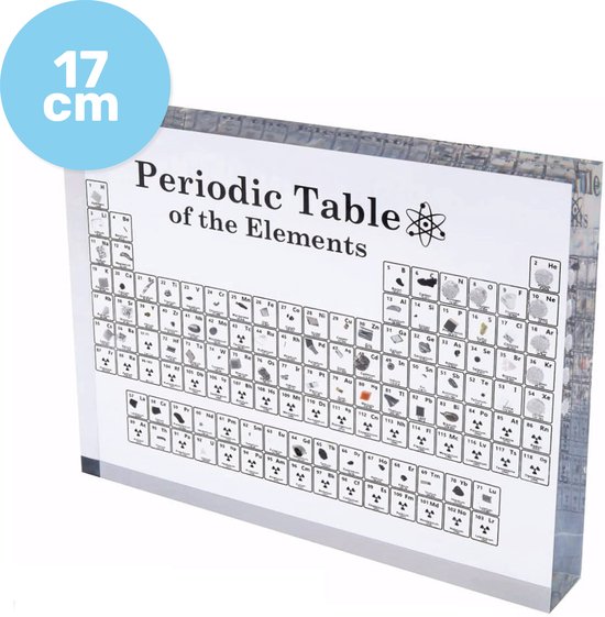 Periodiek Systeem der Elementen 17cm - Scheikunde - Chemie - Acrylic ...