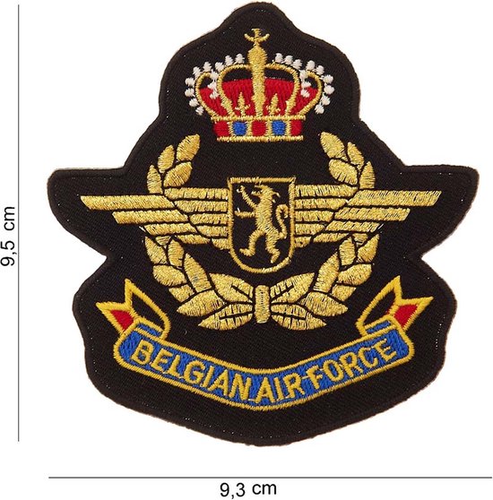 Embleem stof Belgian airforce | bol