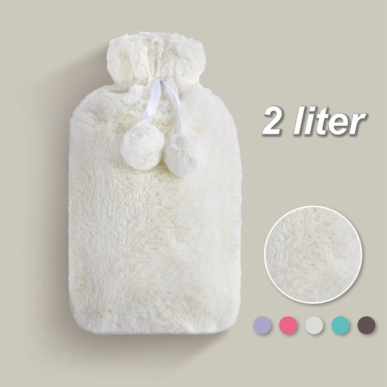 Colorful Sun® Warm water kruik - 2 liter - Warmwaterkruik met hoes ...