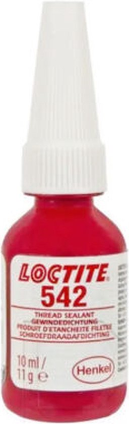 LOCTITE 542 Schroefdraadafdichtingsmiddel Bruin 10ml - Medium sterkte | bol