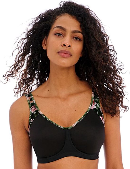 Freya Active Voorgevormde Sport BH - Jungle Black - 75B | bol