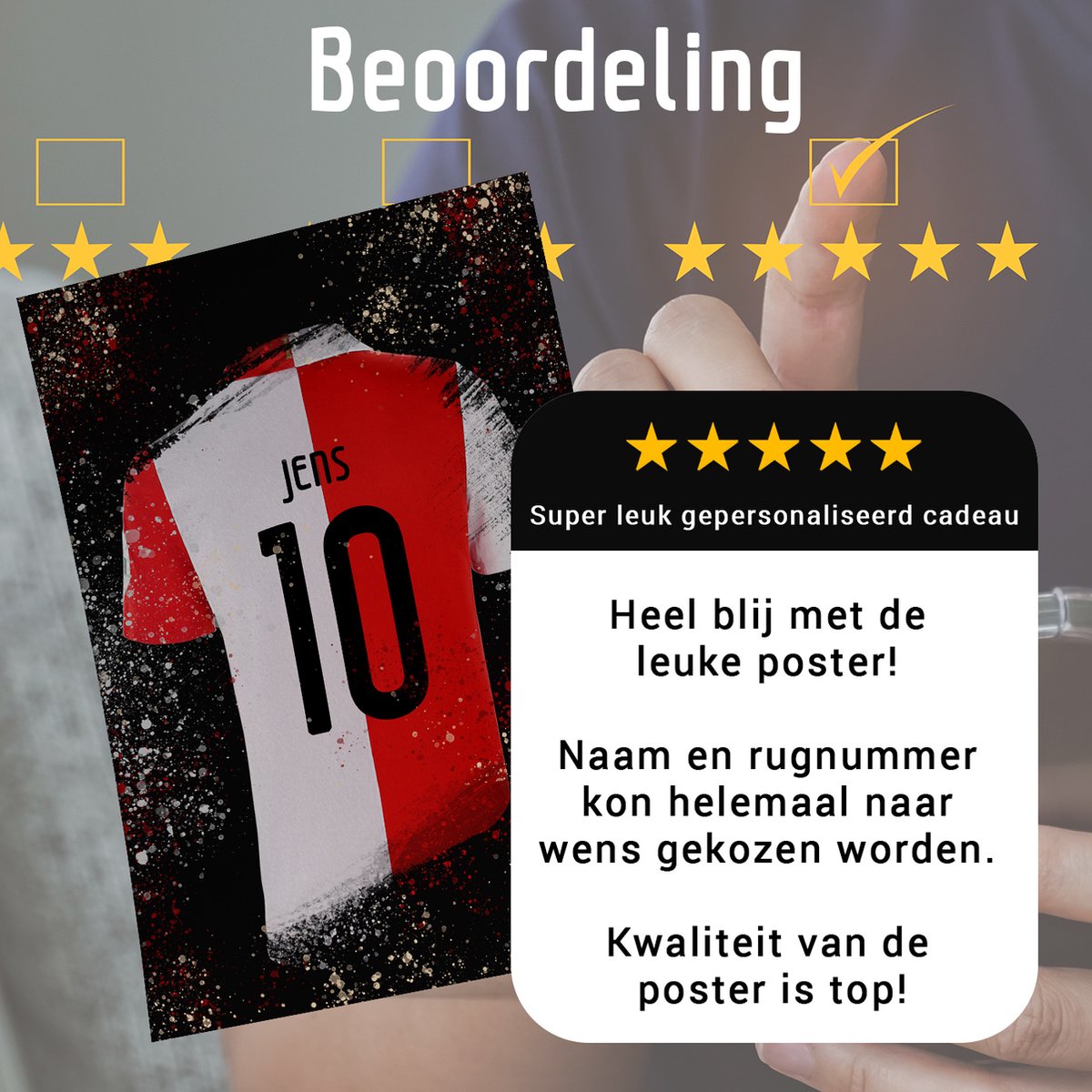 Feyenoord Poster Voetbal Shirt A2+ Formaat 43,2 x 61 cm (Posters ...