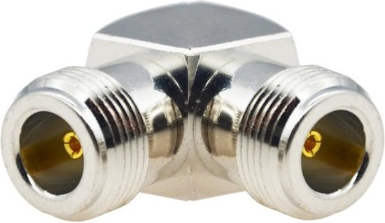 N (v) - N (v) haakse adapter - 50 Ohm | bol