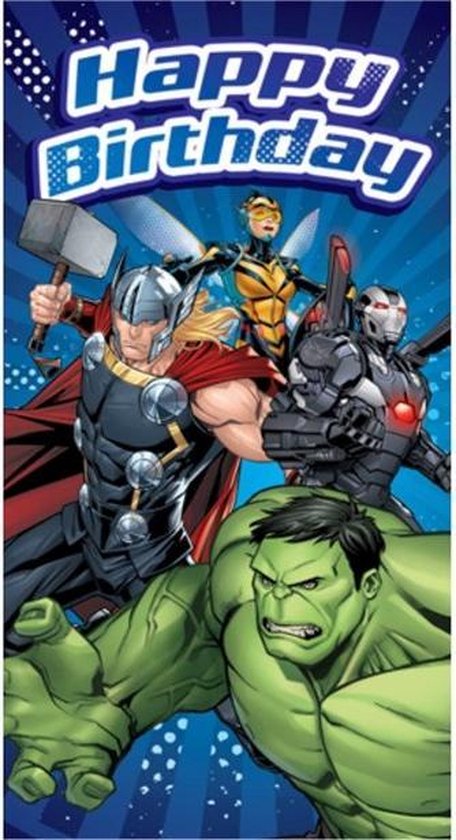 Avengers verjaardagskaart Happy Birthday | bol.com