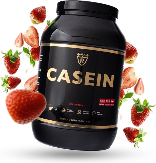 Rebuild Nutrition Casein - Nacht Proteïne/Caseïne Micellaire/Eiwitshake ...
