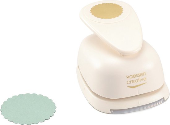 Vaessen Creative Pons - Cirkel Met Sierrand - 63x63mm | bol