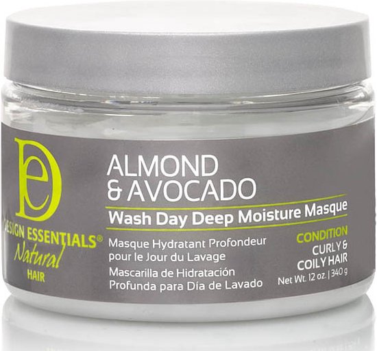Design Essentials - Almond & Avocado Deep Moisture Mask - 340gr. | bol