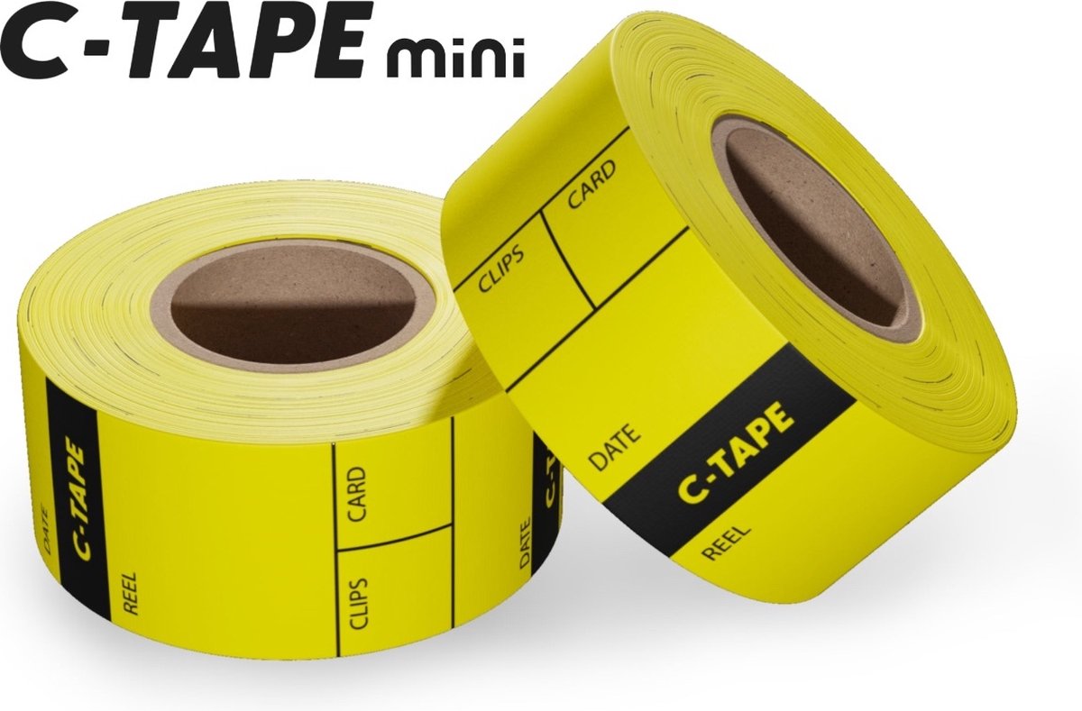 C-Tape Camera Labels 25mm Geel (ca.80st.) | bol.com
