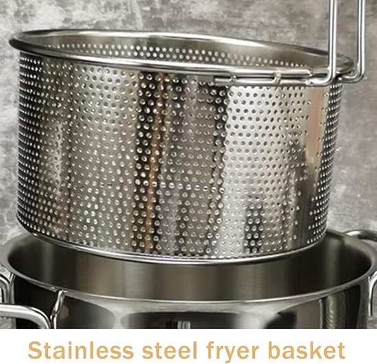 roestvrij staal pastamand mesh spinnenzeef scheplepel draad skimmer ...