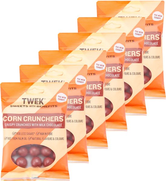 TWEEK | Sweets | Corn Crunchers | 6 Stuks | 6 x 60 gram | bol