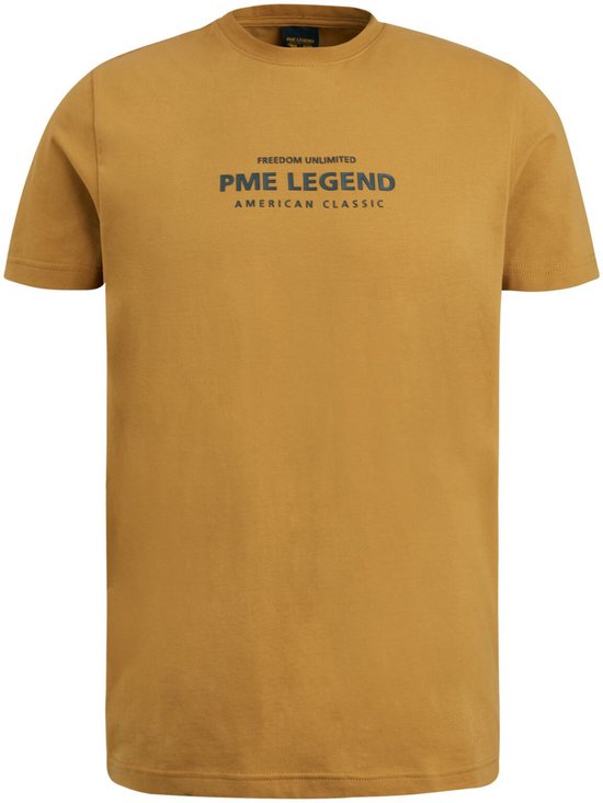 PME Legend - T-Shirt Logo Geel - Heren - Maat L - Regular-fit | bol.