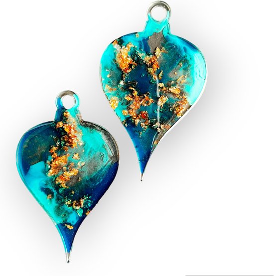 Resin Art JR: Unieke hoogwaardige kwaliteit epoxy kersthangers ...
