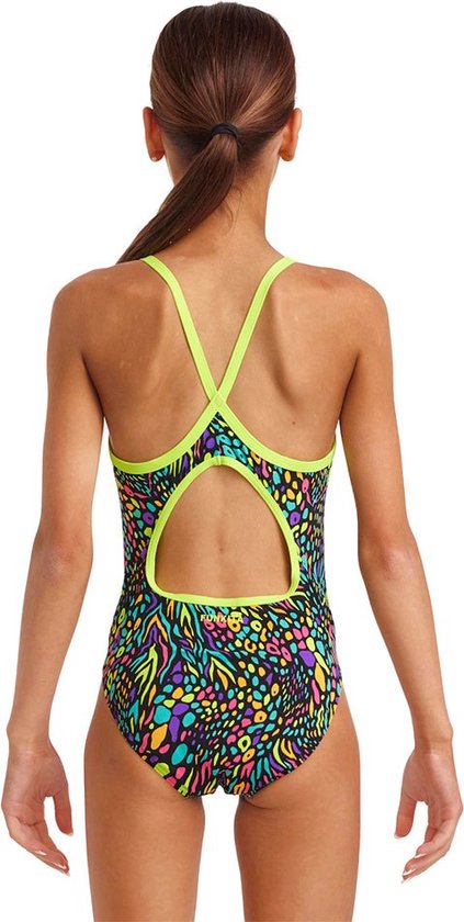 Funkita Diamond Back Spot Me Zwempak Veelkleurig 12 Years Meisje Bol
