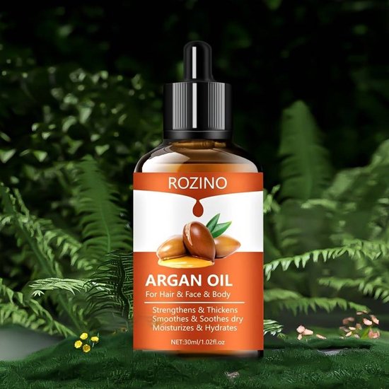 Rozino - Arganolie 30mL - 100% Puur en Biologisch | Geschikt voor Haar ...