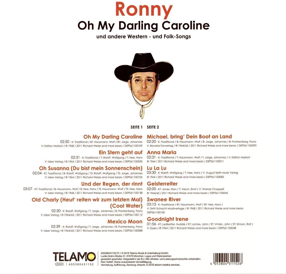 Oh My Darling Caroline, Ronny | Muziek | bol