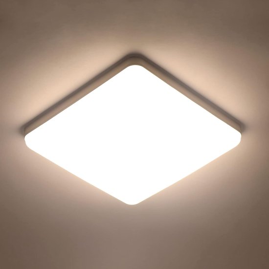 36W vierkante LED plafondlamp, moderne LED plafondlamp 4000K 3300LM ...