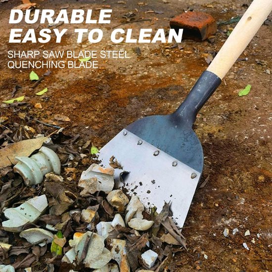 Multifunctionele outdoor tuinreinigingsschep, staal plat ...