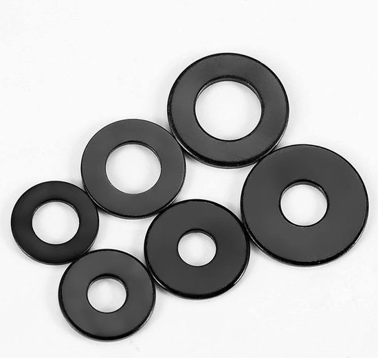 20 stuks sluitringen M12 koolstofstaal sluitringen metalen afstandhouders 12 mm x 24... | bol