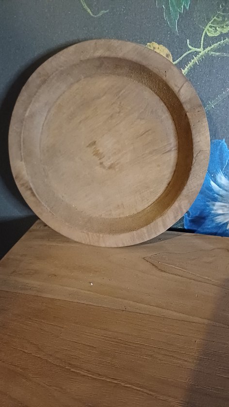 schaal hout decoratief stoer landelijk | bol