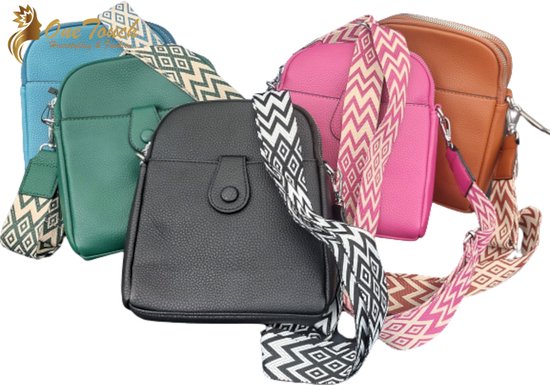 Handtas - Schoudertas - Damestas - Leder design - Groen | bol