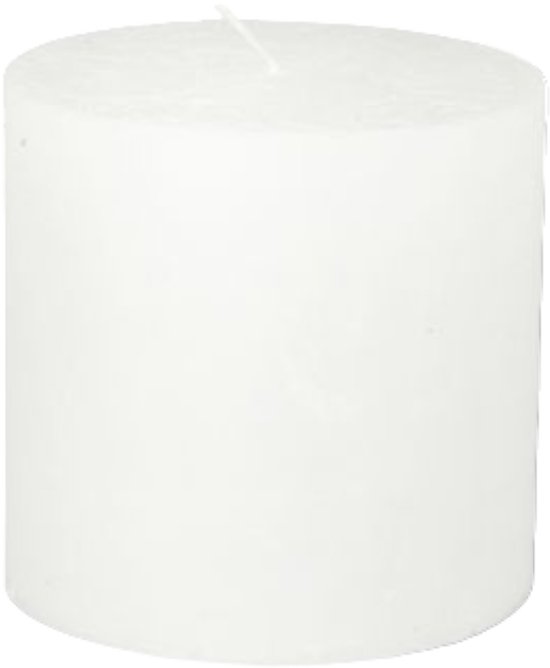 Branded By - Kaars 'Stomp' (Ø10cm x 10cm) - White | bol