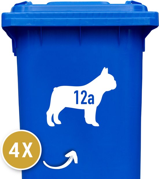 Container sticker - klikostickers - kliko sticker voordeelset - 4 stuks ...