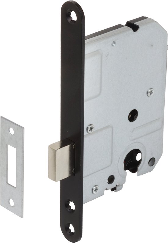 Wovar Kastslot voor euro cilinder met zwart voorplaat | Per Stuk ...