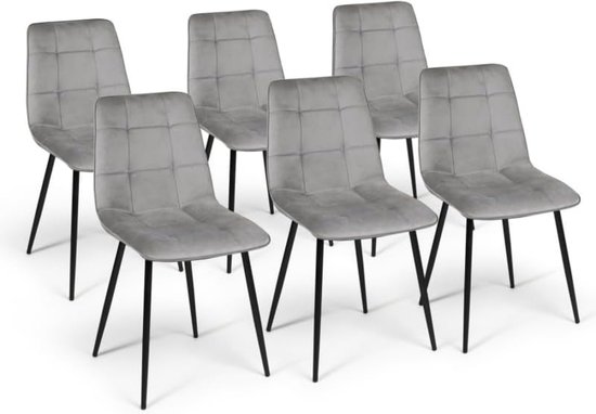 Set van 6 stoelen in modern en elegant design voor een lage prijs voor ...