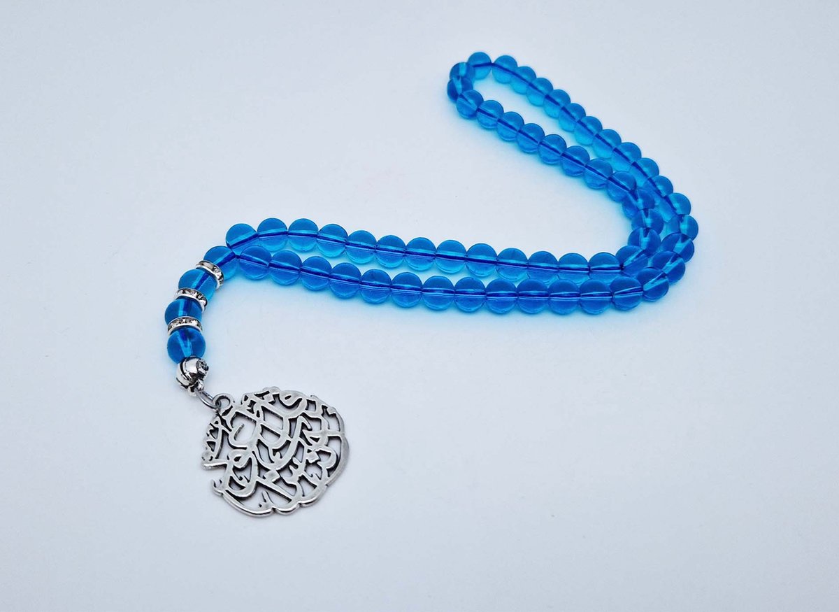 Natuurstenen Autohanger "Blauwe kwarts"- Met metalen hanger "Qul aeuidh ...