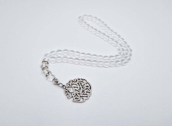 Natuurstenen Autohanger "Bergkristal"- Met metalen hanger "Qul aeuidh ...