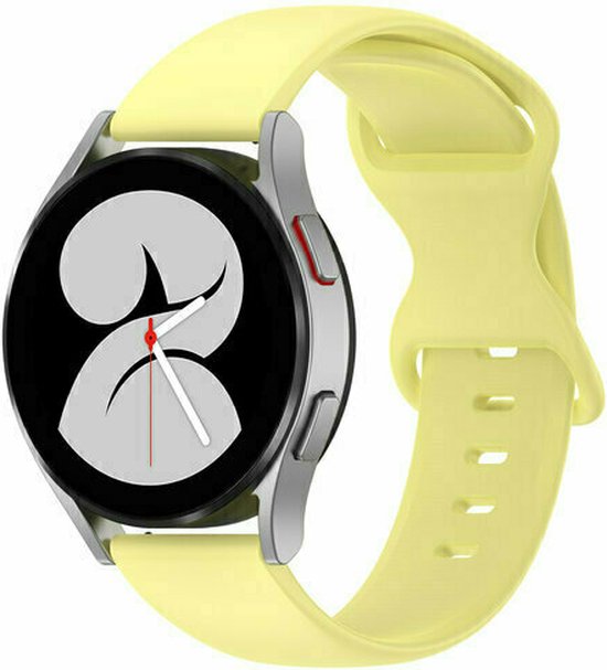 By Qubix 22mm - Solid color sportband - Geel - Huawei Watch GT 2 - GT 3 ...