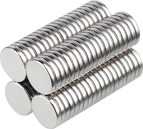 80 stuks mini-magneten, sterk, 10 x 2 mm, neodymium magneten, kleine ...