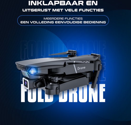 SubCombines Inklapbare Mini Drone – 4K Camera´s en GPS – E88 Pro ...