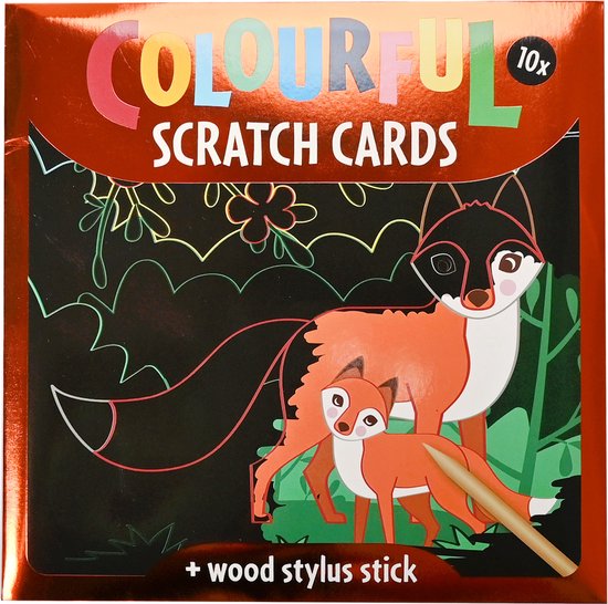 10 Kraskaarten Bosdieren | Games | bol