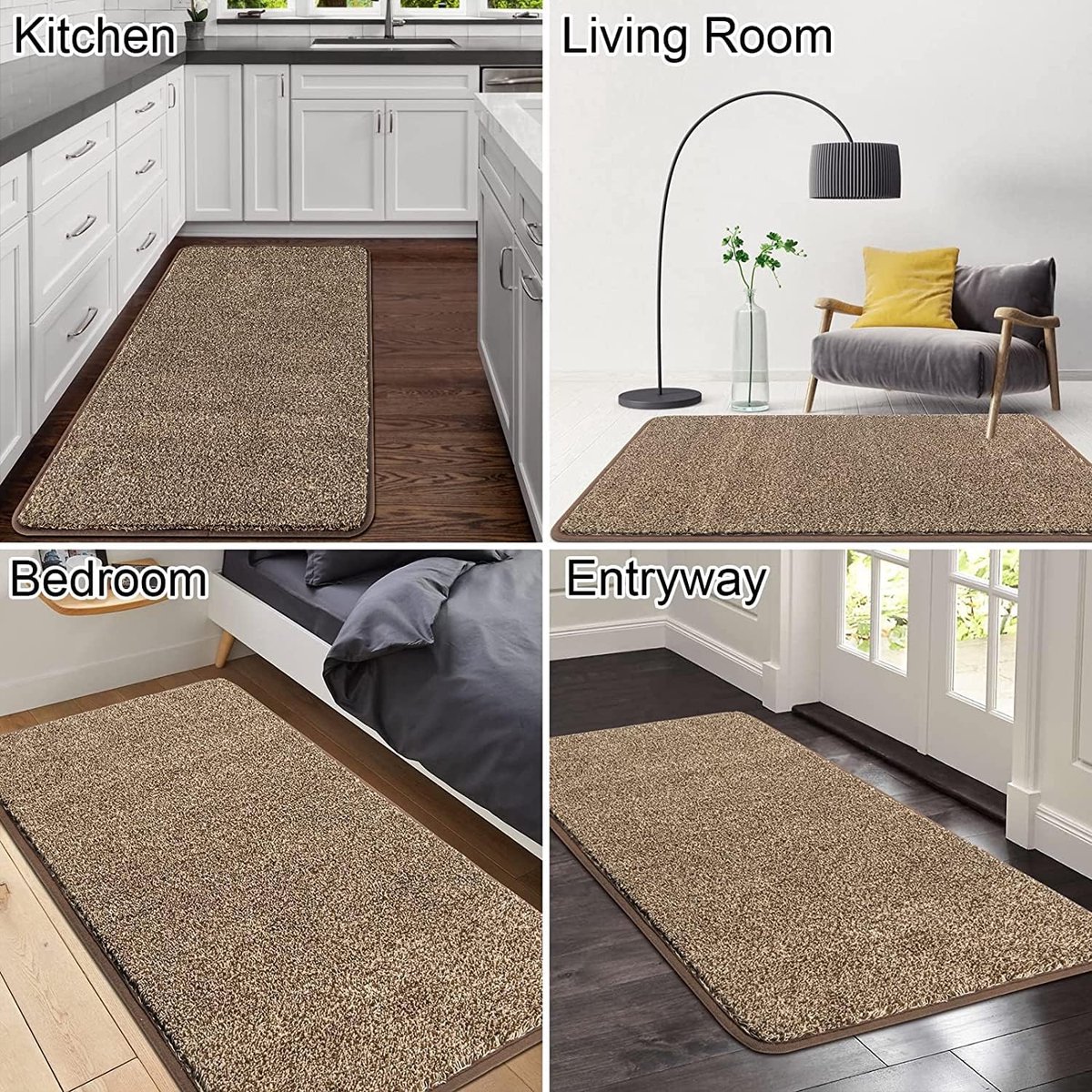 Grote deurmat, 90 x 150 cm, vuilvanger, voordeurmat, voor binnen ...