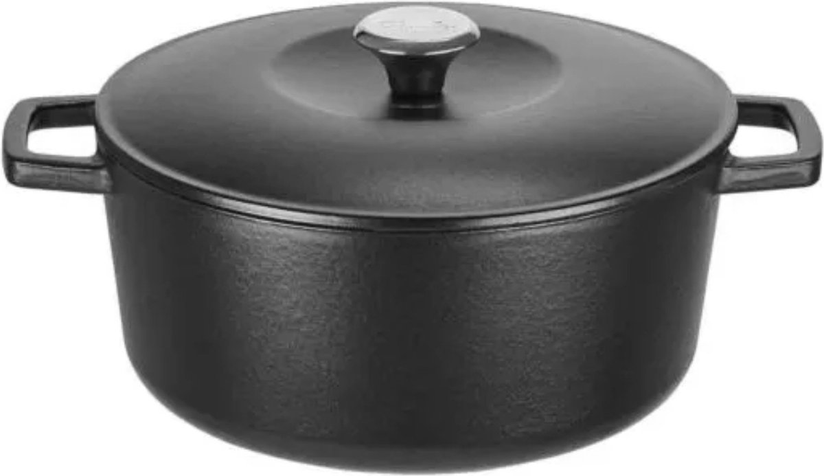 Fissler -Ronde Gietijzeren - Braadpan Met Deksel - 24cm - 4,2L | bol
