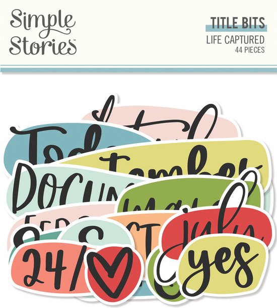 Simple Stories - Life Captured Title Bits (18919) | bol