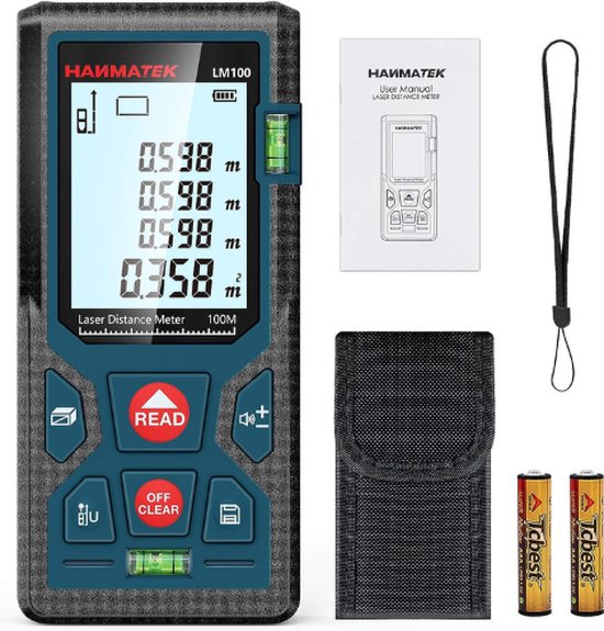 Digitale Afstandsmeter Laser - Pythagoras - 100M Bereik - Laser ...