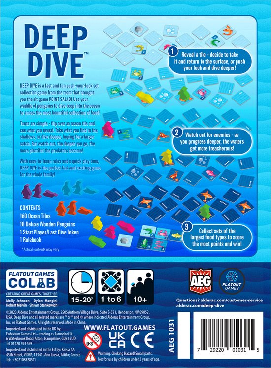 Deep Dive - Kaartspel - Engelstalige Versie - Alderac Entertainment ...