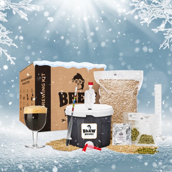Brew Monkey Plus Winterbier - Bierbrouwpakket - Zelf Bier Brouwen Bierpakket -... | bol